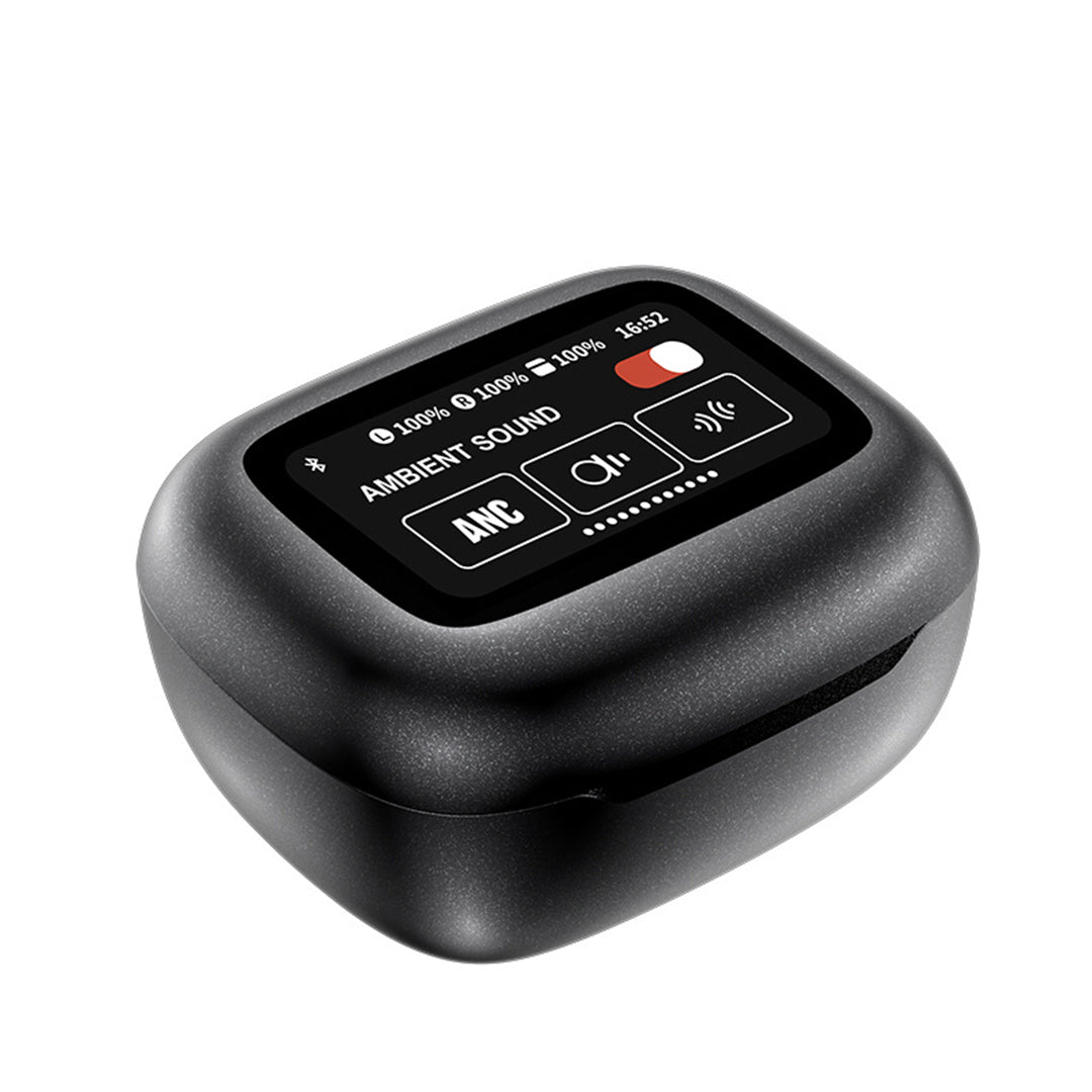 RCA WAVE-45 ANC True Wireless Earbuds with Screen - Noise Cancelling ...