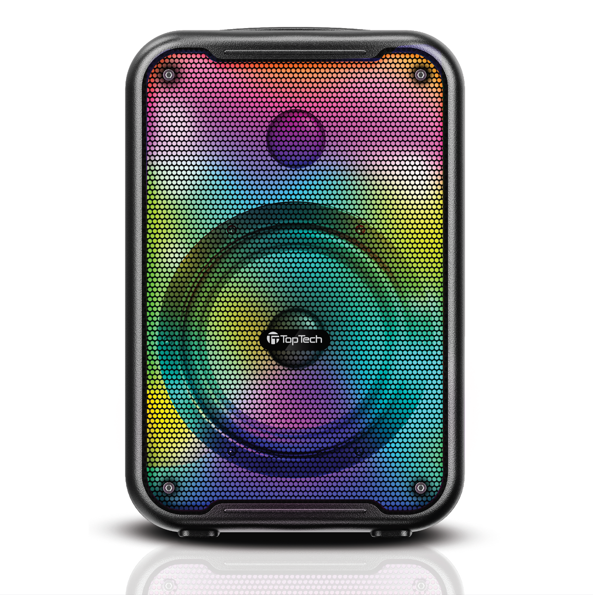 TOPTECH BLADE-8 8" Wireless Bluetooth Speaker, 4000W, TWS, Flame Light ...